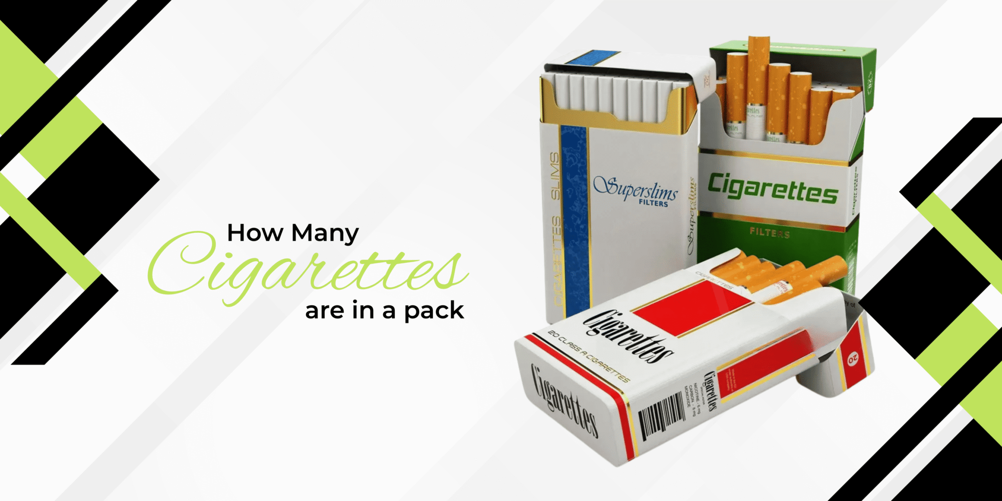 How Many Cigarettes in a Pack? Sizes & Carton Guide
